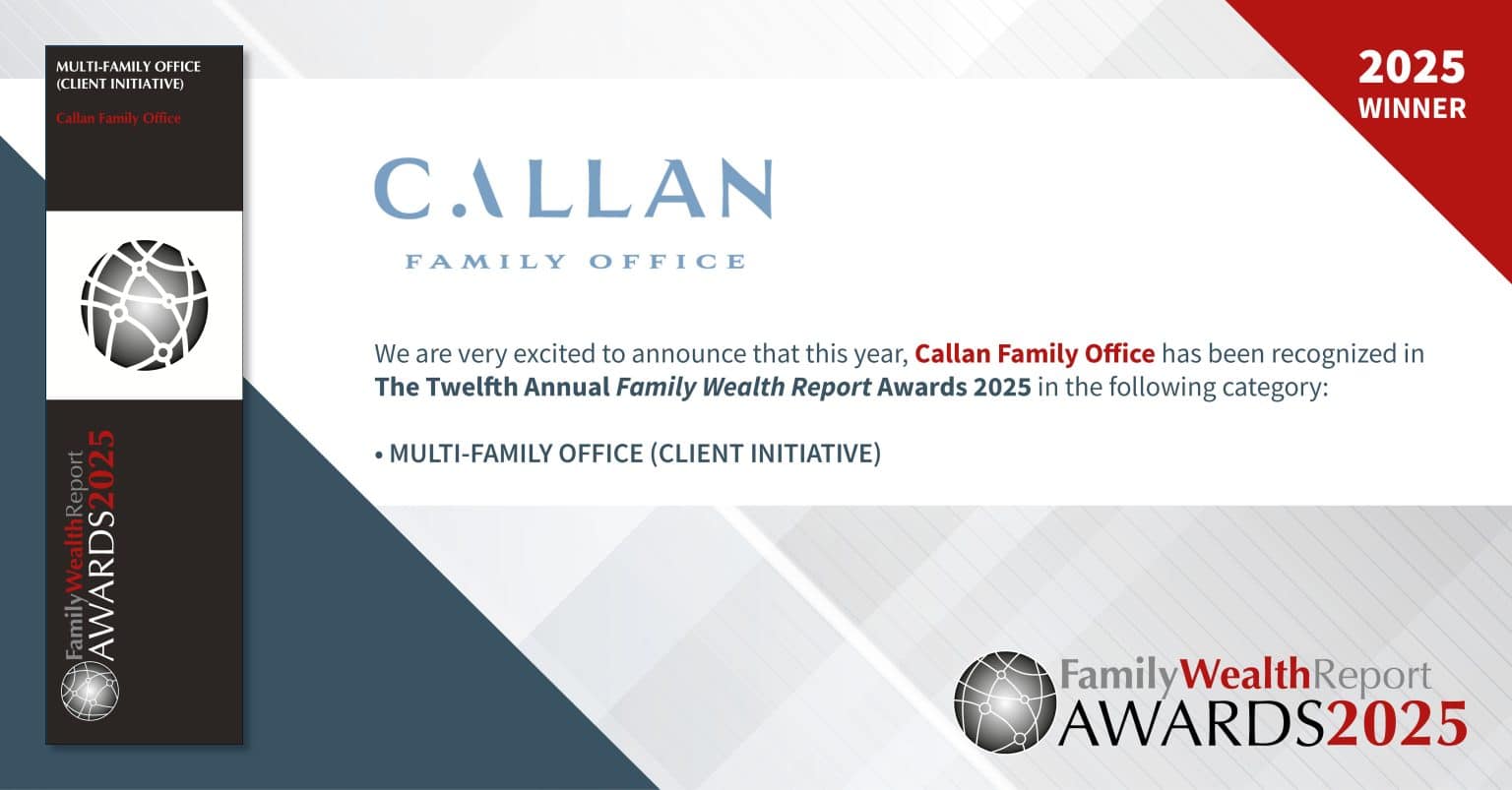 Callan Family Office Wins Best Client Initiative at Family Wealth ...
