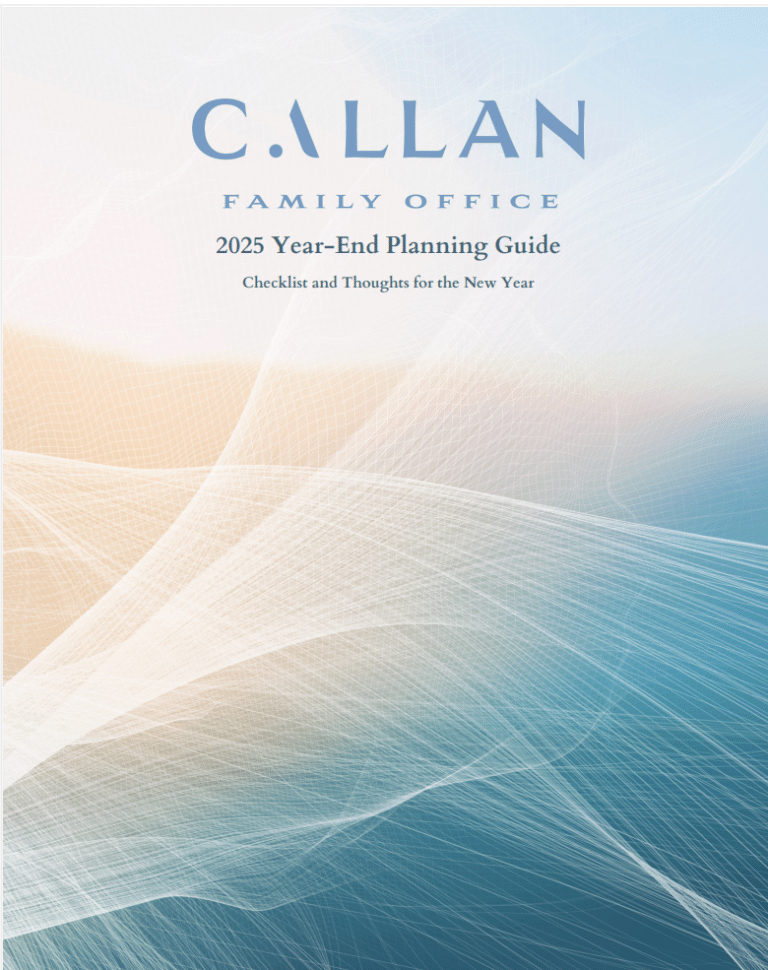Callan Family Office 2025 Year-End Planning Guide - Callan Family Office