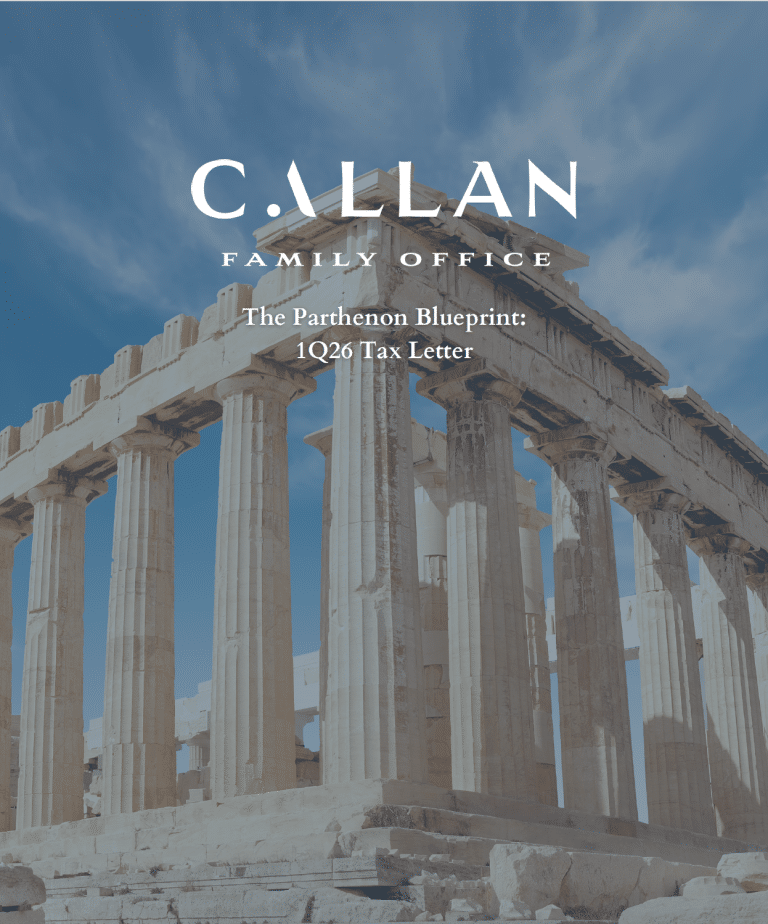 Callan Family Office 1Q26 Tax Letter - Callan Family Office